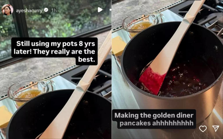 Stephen Curry's wife Ayesha Curry shows her love for food while ...