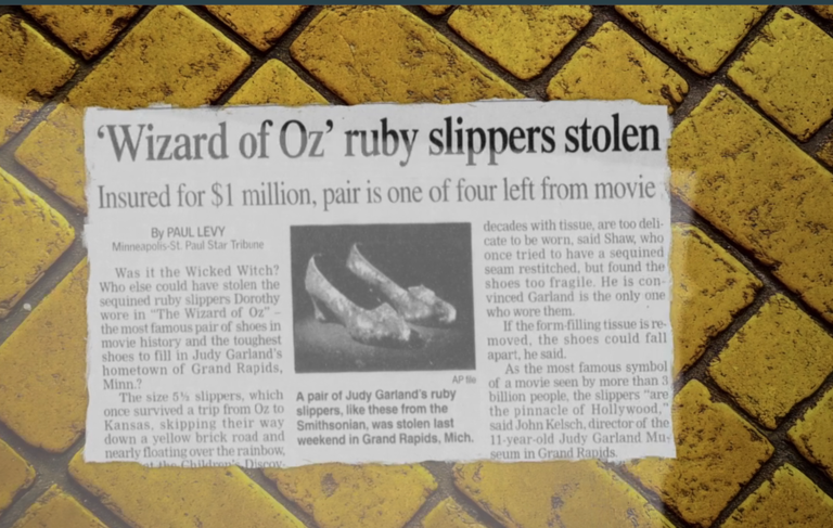 The Story Behind The Stolen Ruby Red Slippers From "The Wizard Of Oz ...