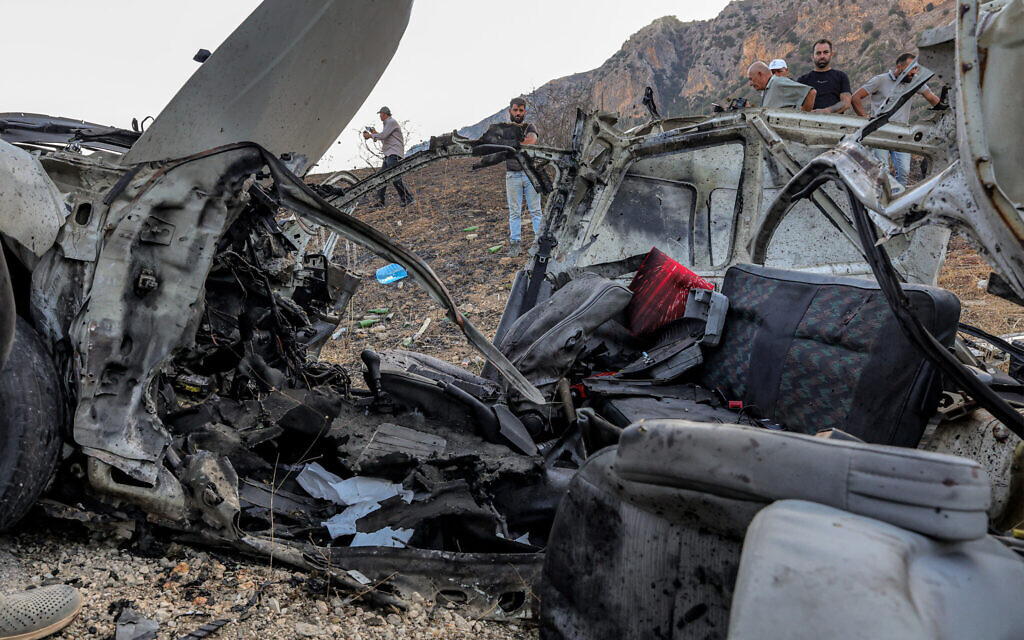 IDF says Lebanon drone strike targeted Hezbollah operative gathering ...