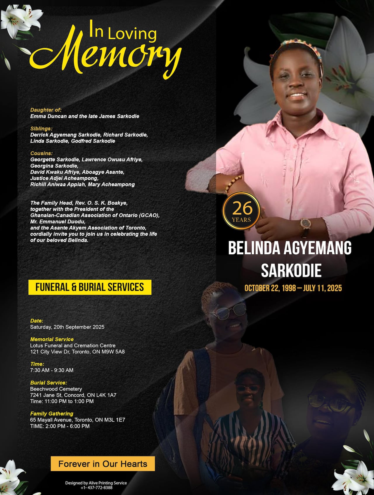 Woman killed in Hamilton shooting remembered at funeral Saturday as ...