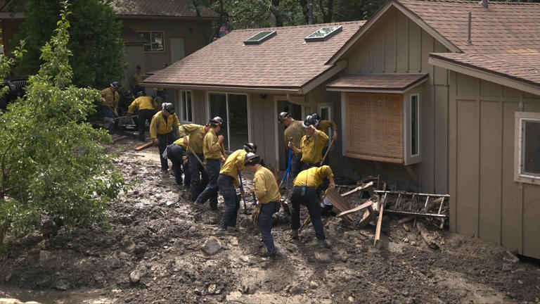 'Freight train' of mud destroys 3 homes in San Bernardino County ...