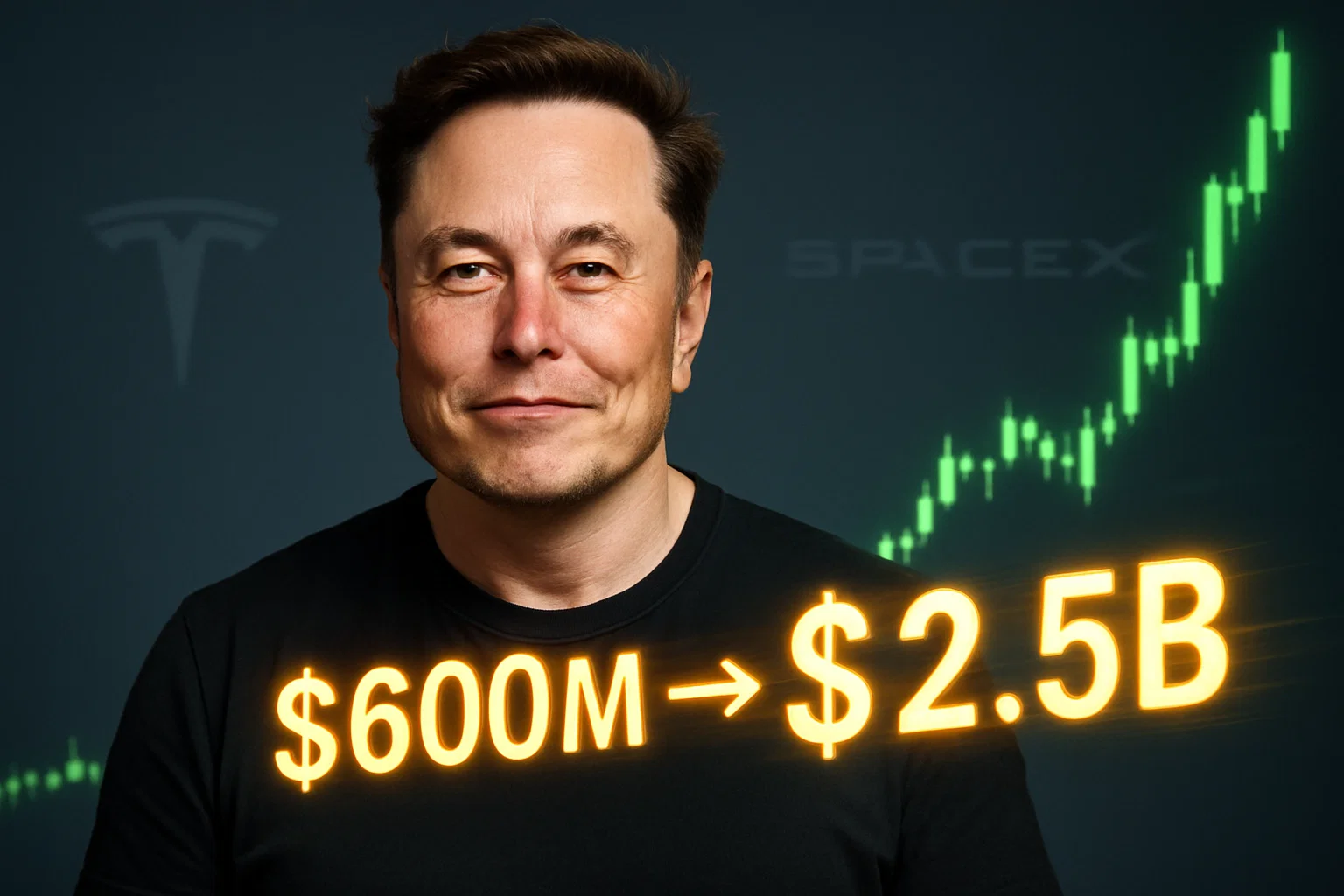 $600M to $2.5B: Elon Musk’s Bitcoin Bet Just Went Nuclear 🚀