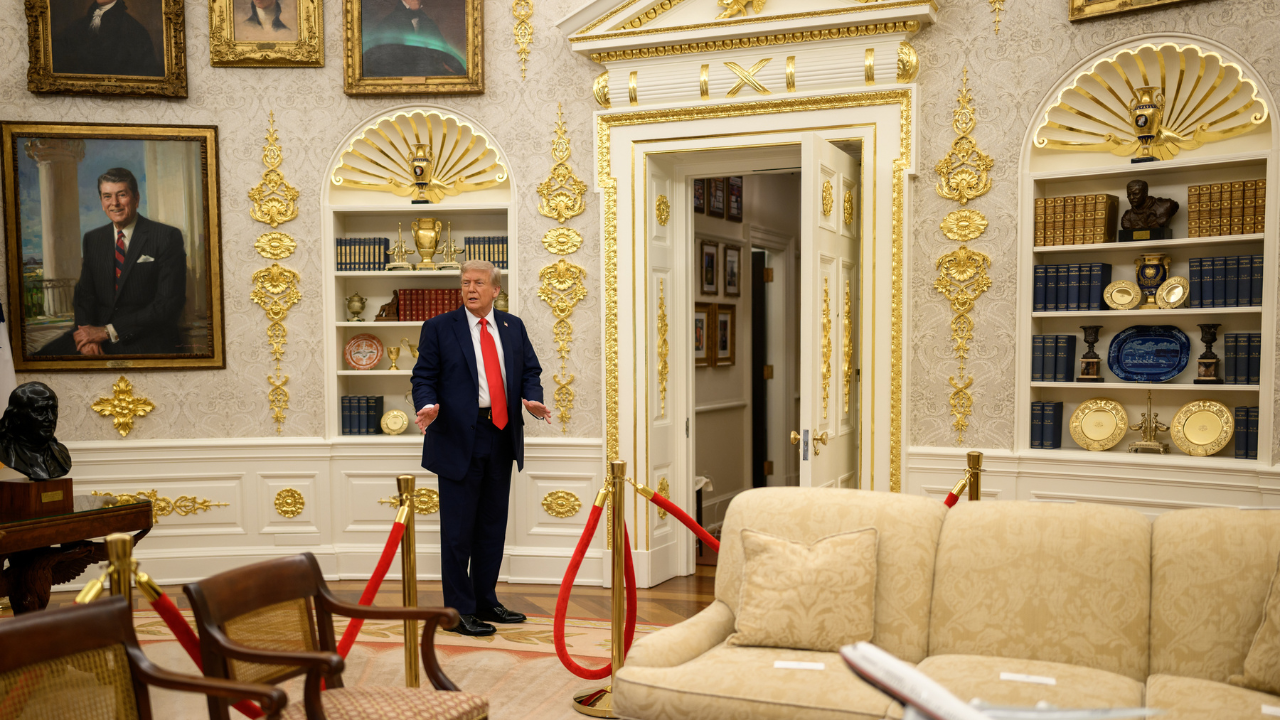 From the gilded Oval Office to a new monument: A look at Trump's ...