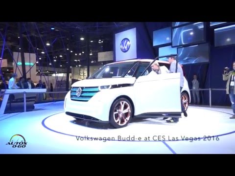 Debut mundial del concepto Volkswagen Budd-e en CES Las Vegas 2016