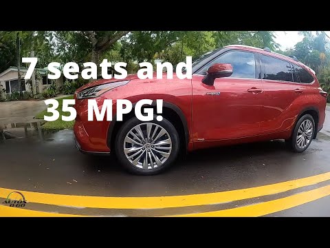 2020 Toyota Highlander Hybrid Platinum AWD first look around the block