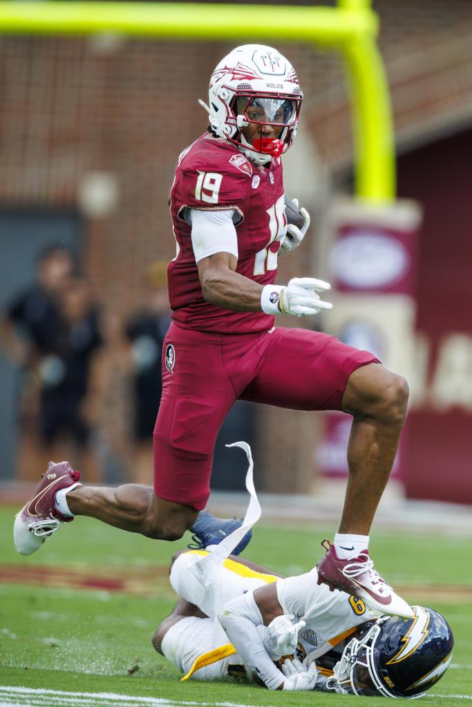 Castellanos leads No. 7 Florida St, which has school-record 498 rushing ...