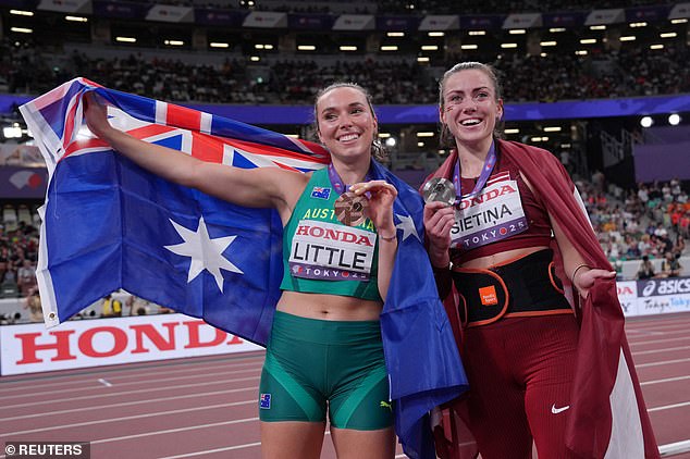 Sydney doctor Mackenzie Little wins medal at World Athletics Championships