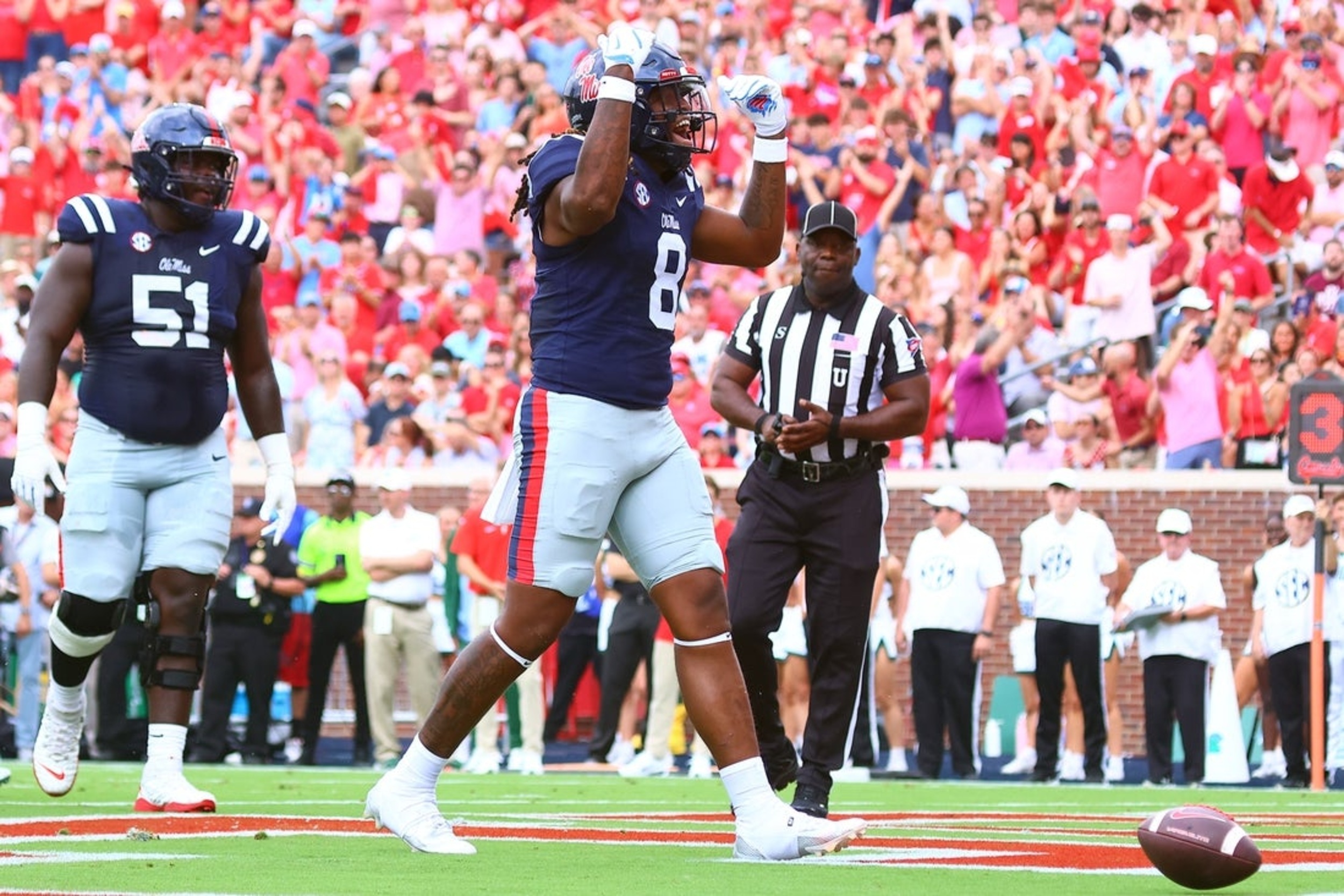 Trinidad Chambliss does it all, No. 13 Ole Miss shuts down Tulane