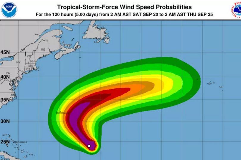 Warning as Tropical Storm Gabrielle on path to become hurricane with ...