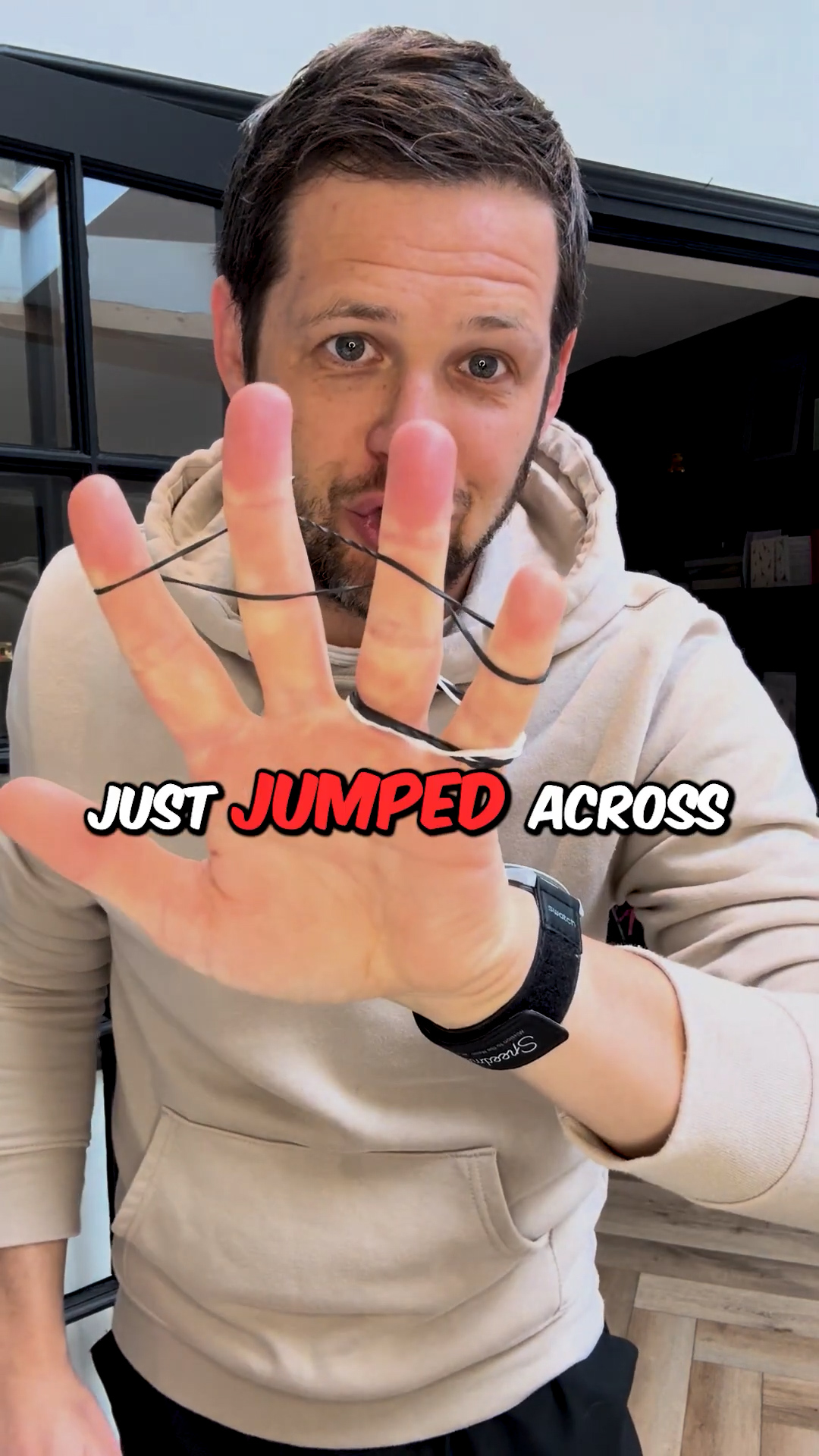 Rubber Band Jump Trick