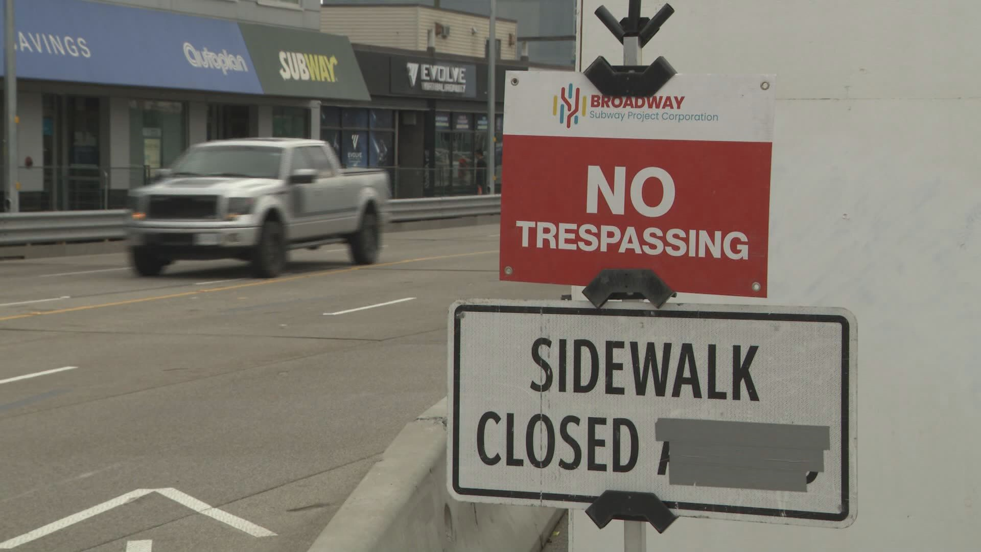 Broadway businesses buckling under the pressure of subway construction ...