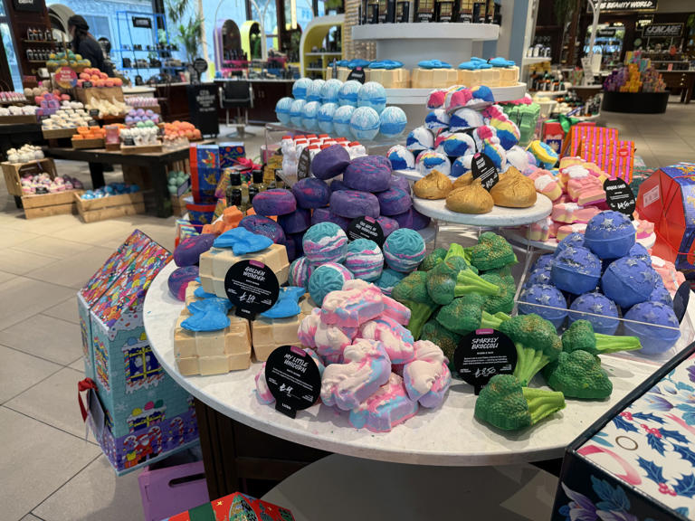 I went to see the 2025 Christmas launch at the world's biggest Lush ...