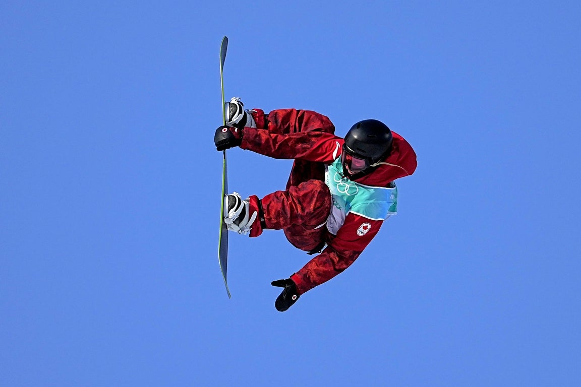 Striking photos capture Canadian snowboarder Laurie Blouin