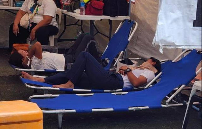 Three persons given first aid treatment at EDSA rally