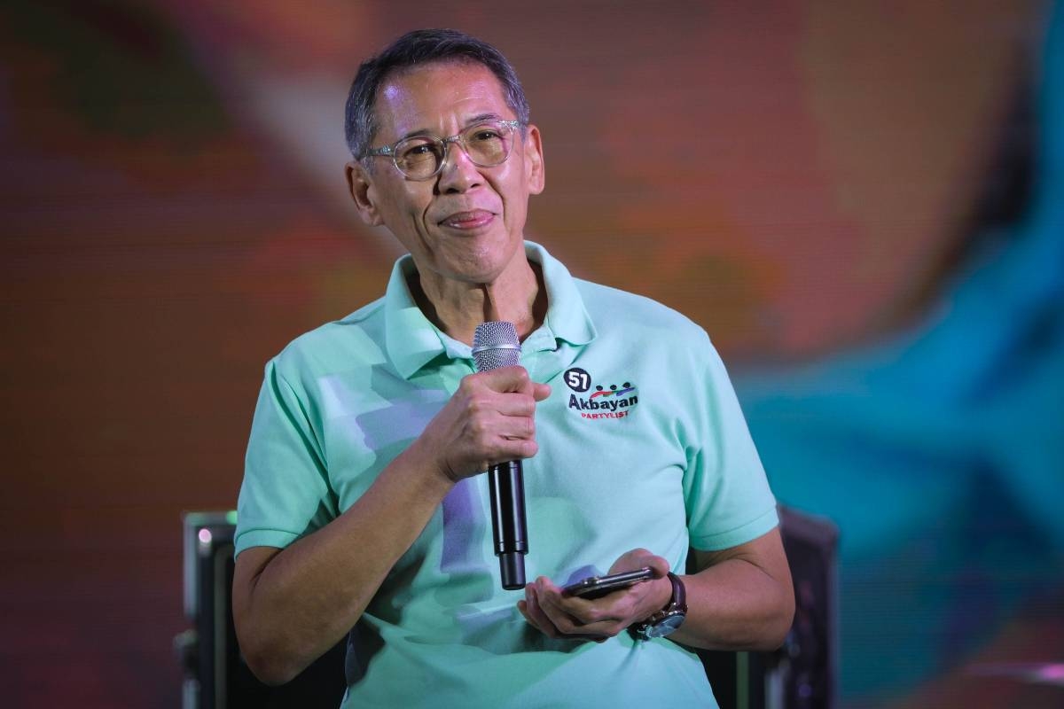 Diokno, Akbayan lawmakers join rally at People Power Monument