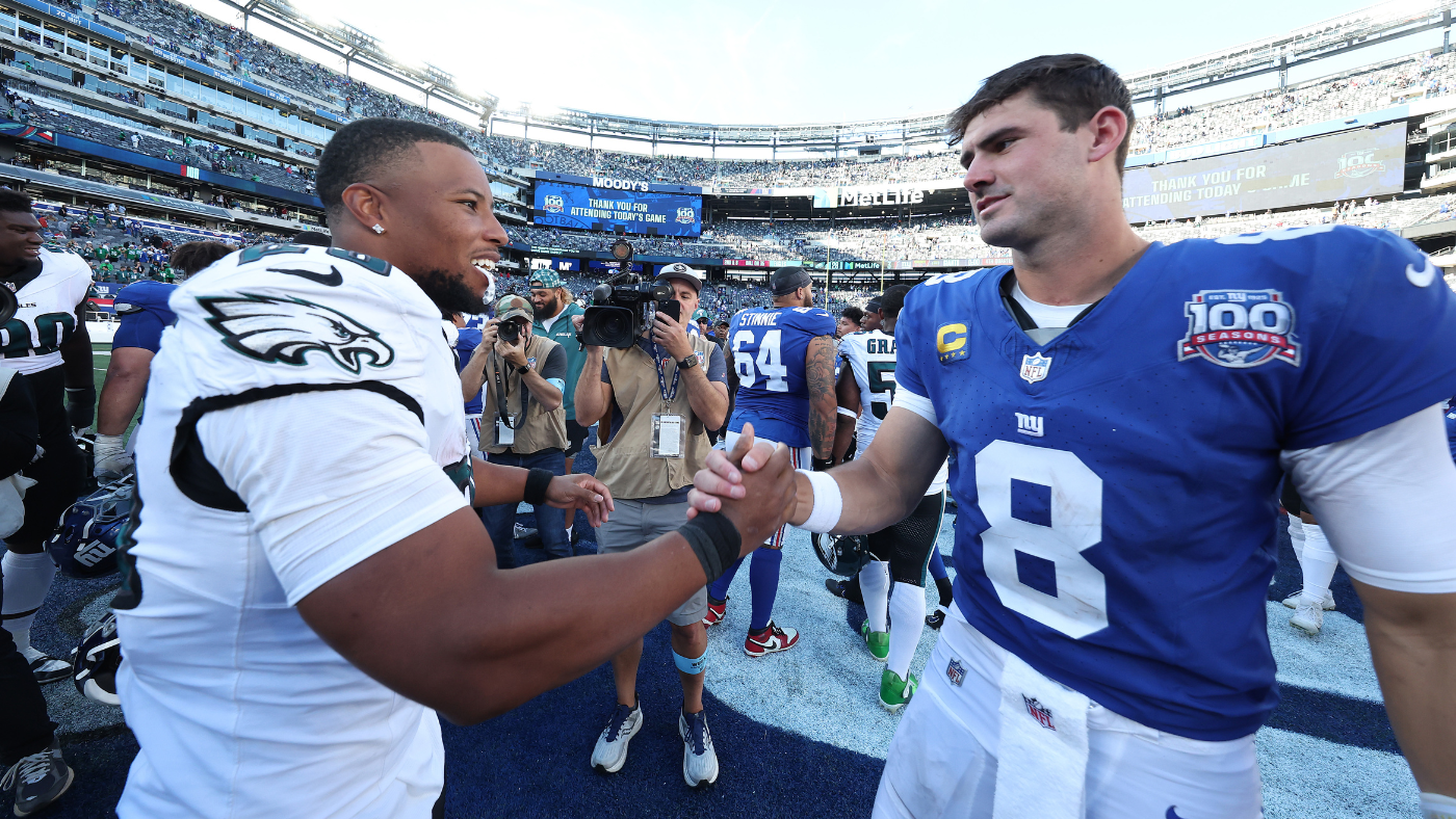 Saquon Barkley smiling over Daniel Jones' hot start as ex-Giants ...
