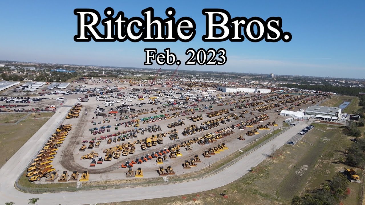 The big Ritchie Bros auction in Florida! - Walkthrough with letsdig18 ...