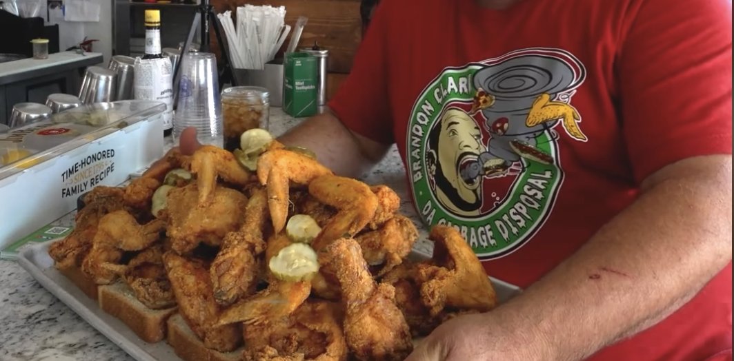 4 Whole Chickens, 8 Slices of Bread + Coke in 1 HOUR!