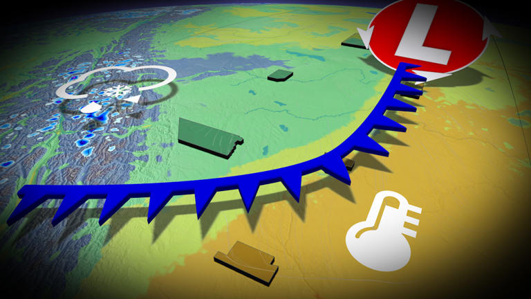 Alberta’s volatile weather on display as fall and summer clash