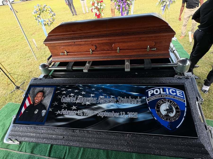 ‘We all feel it’: North Carolina officer laid to rest after being ...