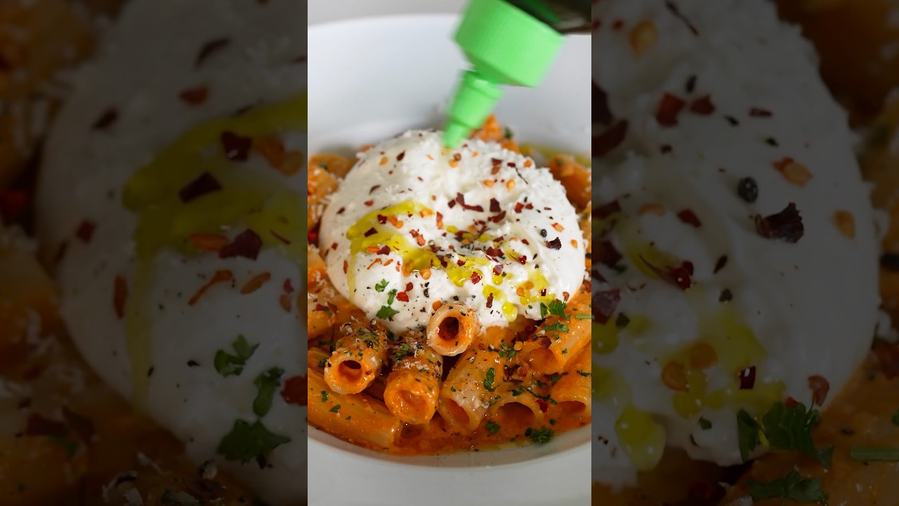 I can't stop eating this creamy pasta!