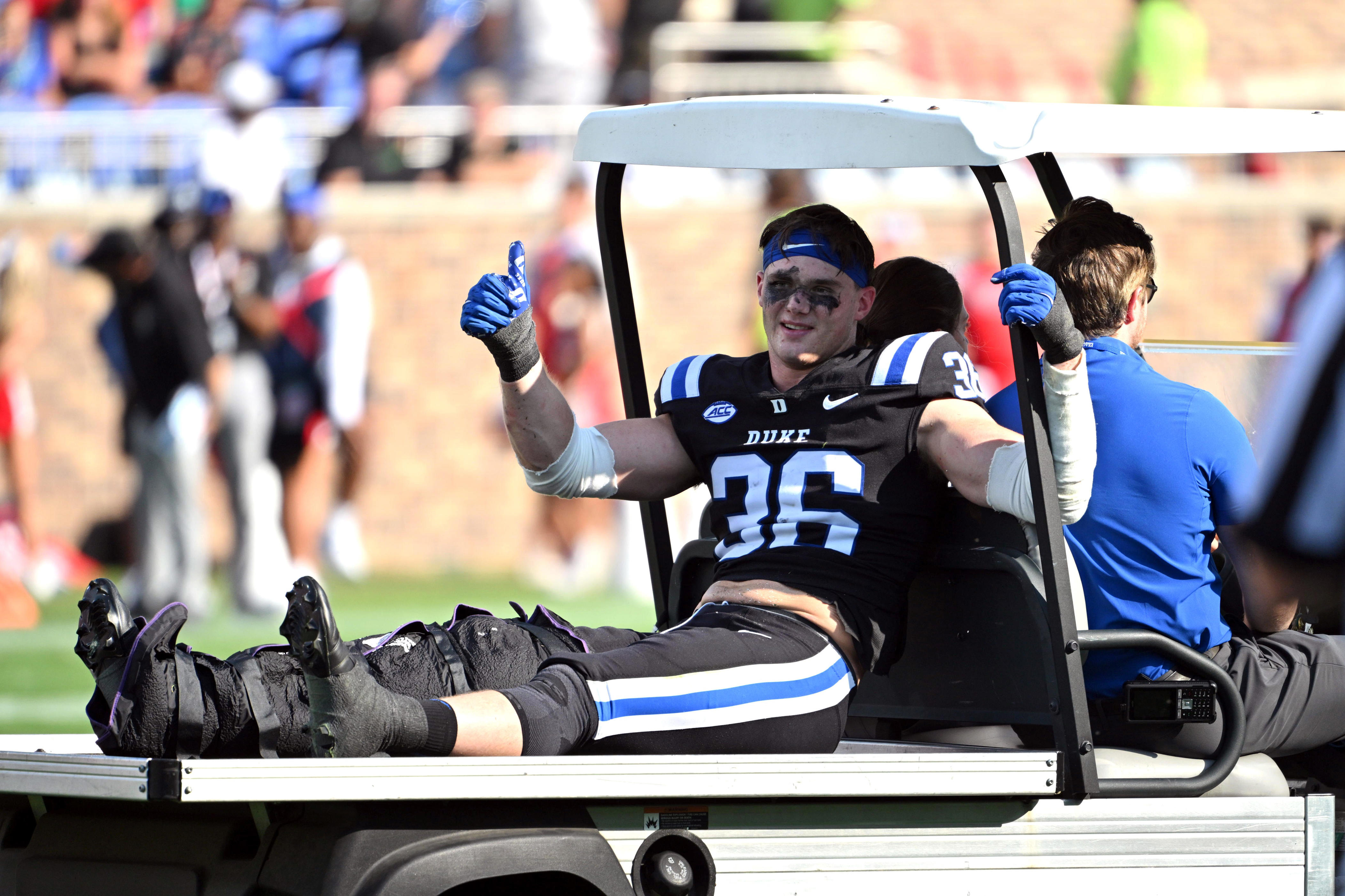 Duke football LB Nick Morris Jr. out for 2025 season after injury vs NC ...
