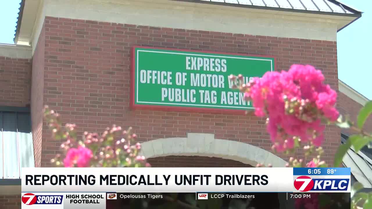 La. OMV reminds residents how to report medically unfit drivers