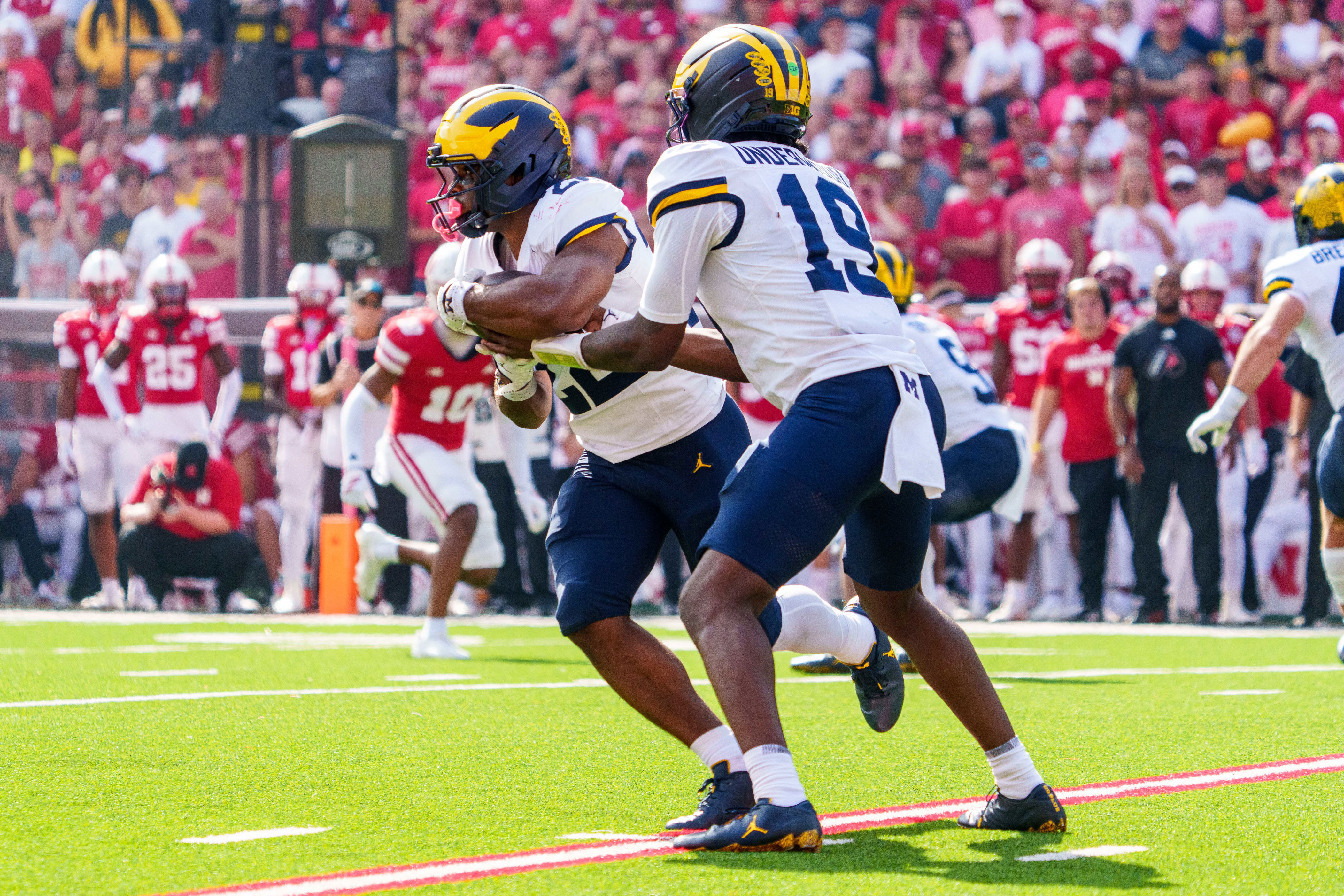 Michigan's run game, D-line lift Wolverines over Nebraska: Highlights