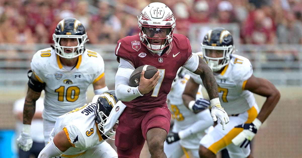 FSU QB Tommy Castellanos says he’s ‘all good’ after injury scare