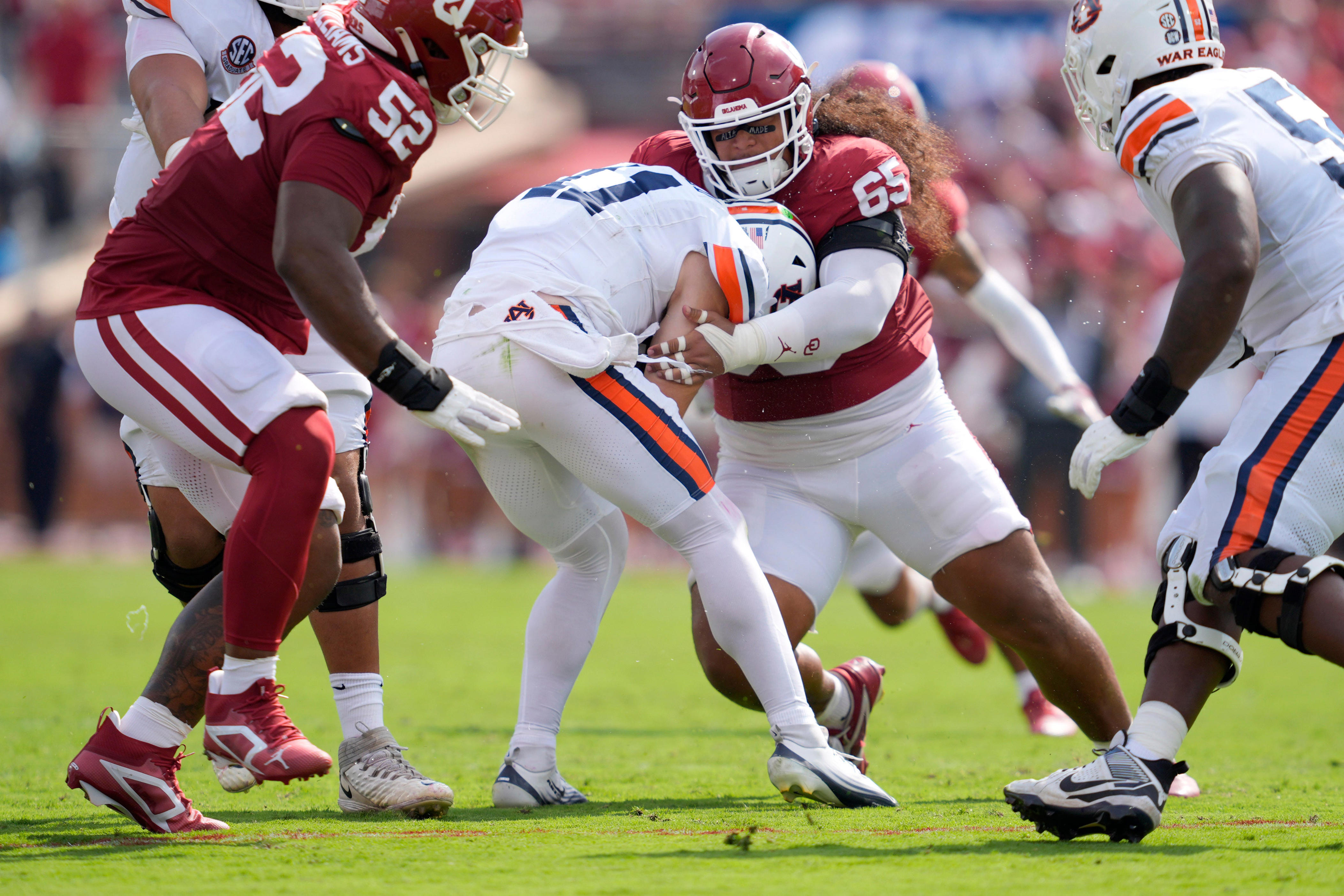 Auburn football vs. Oklahoma live updates: Tigers take first lead in ...