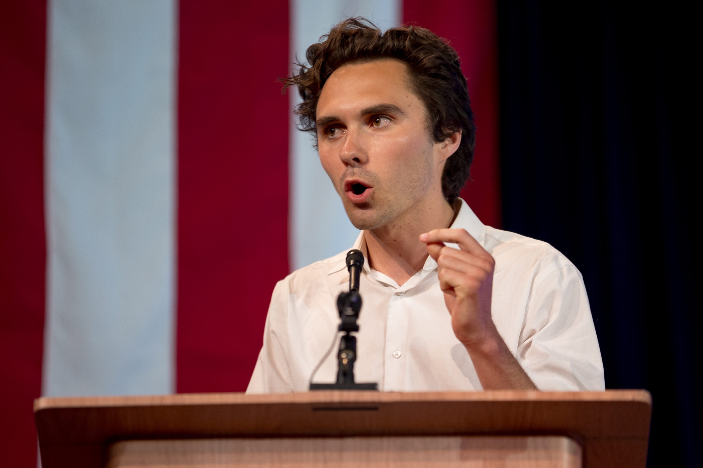 After Kirk’s death, Hogg rallies for gun reform