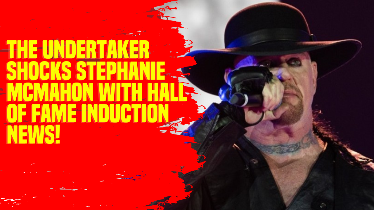 The Undertaker shocks Stephanie McMahon with Hall of Fame induction ...