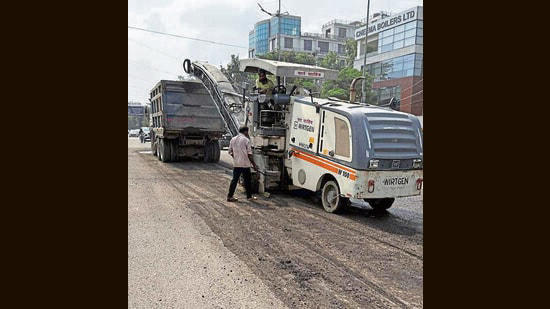 Relief on the way: Potholed Mohali roads to be patched up in two weeks