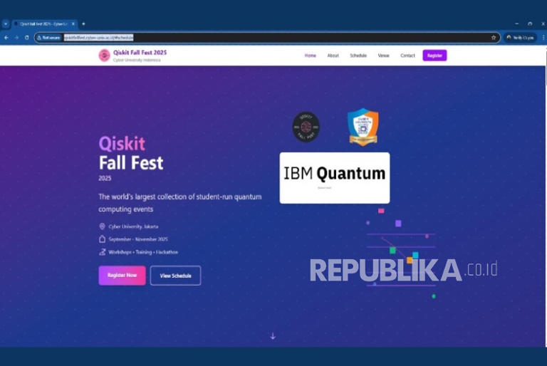 Cyber University, Satu-satunya Kampus Indonesia Jadi Tuan Rumah Qiskit Fall Fest 2025 IBM