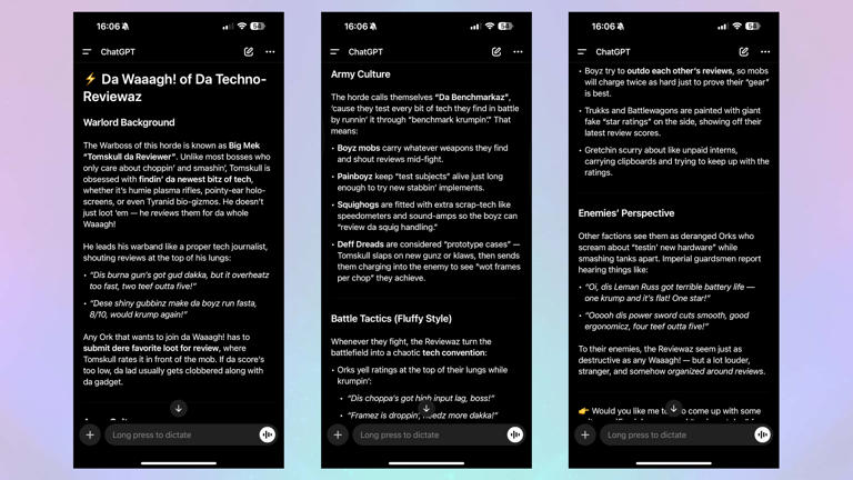 I used ChatGPT to up my Warhammer 40,000 game - here's how