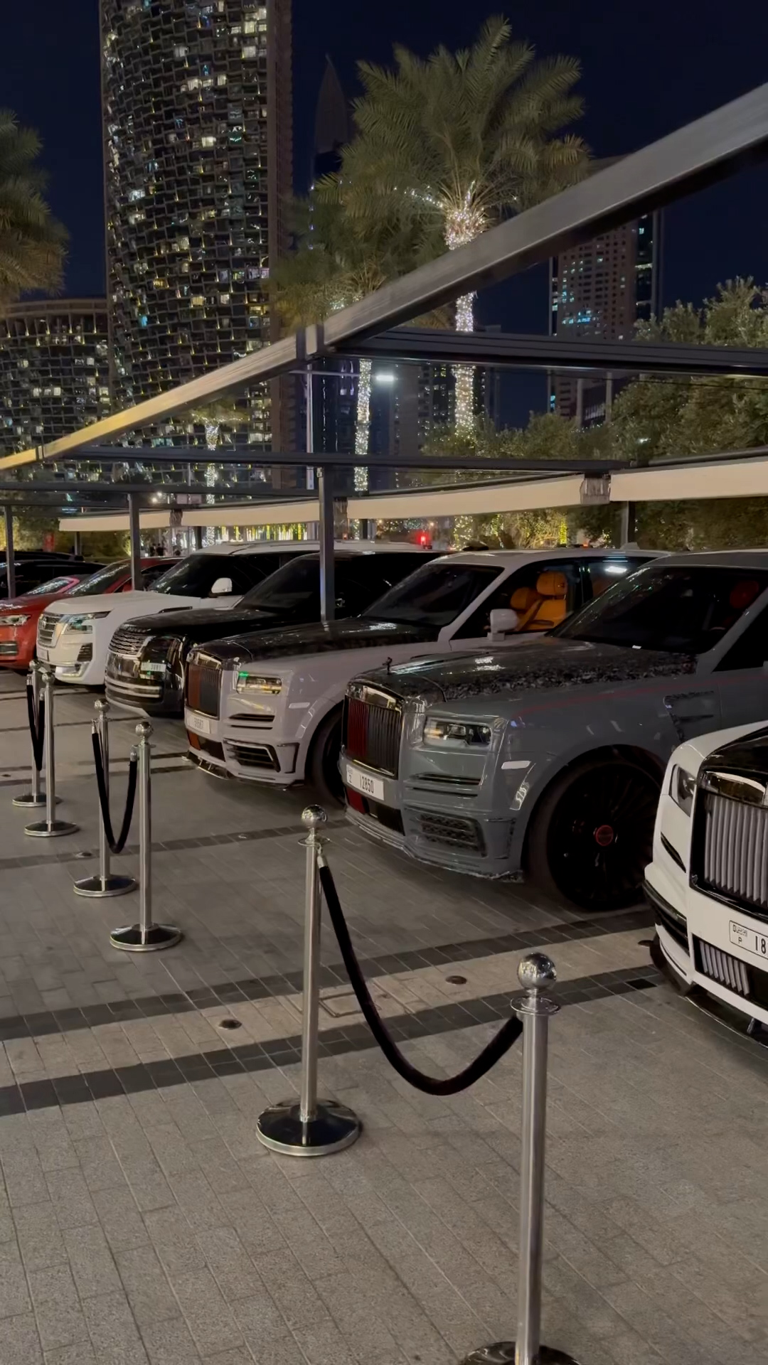 Supercars at Dubai Mall Valet