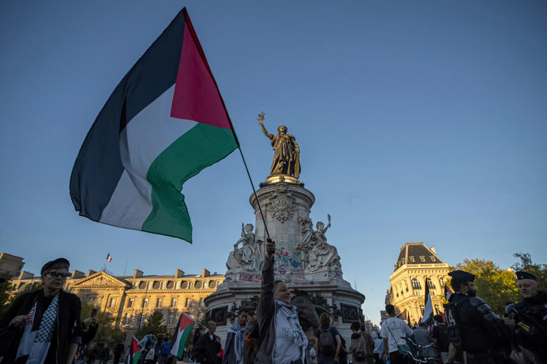 Mayors across France rebel against the government with Palestine flag ...