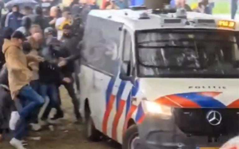 Netherlands: 30 arrested as anti-immigration protest turns violent in ...