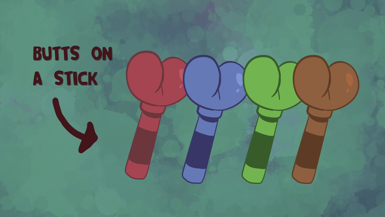 Butts on a stick: the bizarre experiment