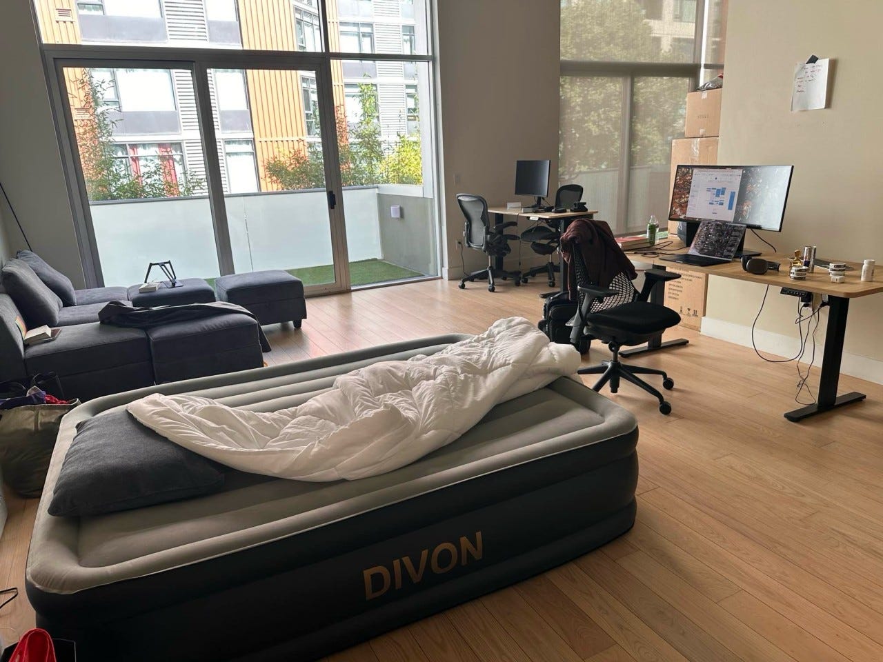 Live-in offices, air mattresses, and stacks of ramen: Inside the ...