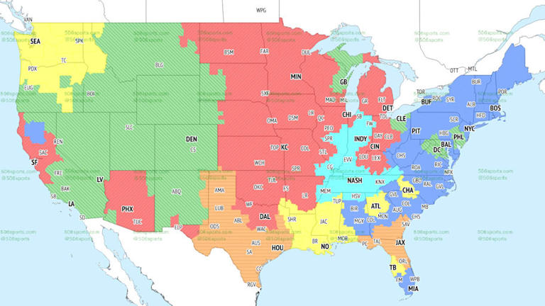 NFL coverage maps 2025: TV schedule and coverage, announcers for Week 3