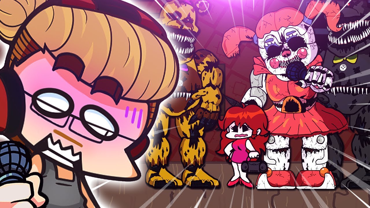 Friday Night Funkin vs FNAF Baby and the Nightmares? Uh oh...