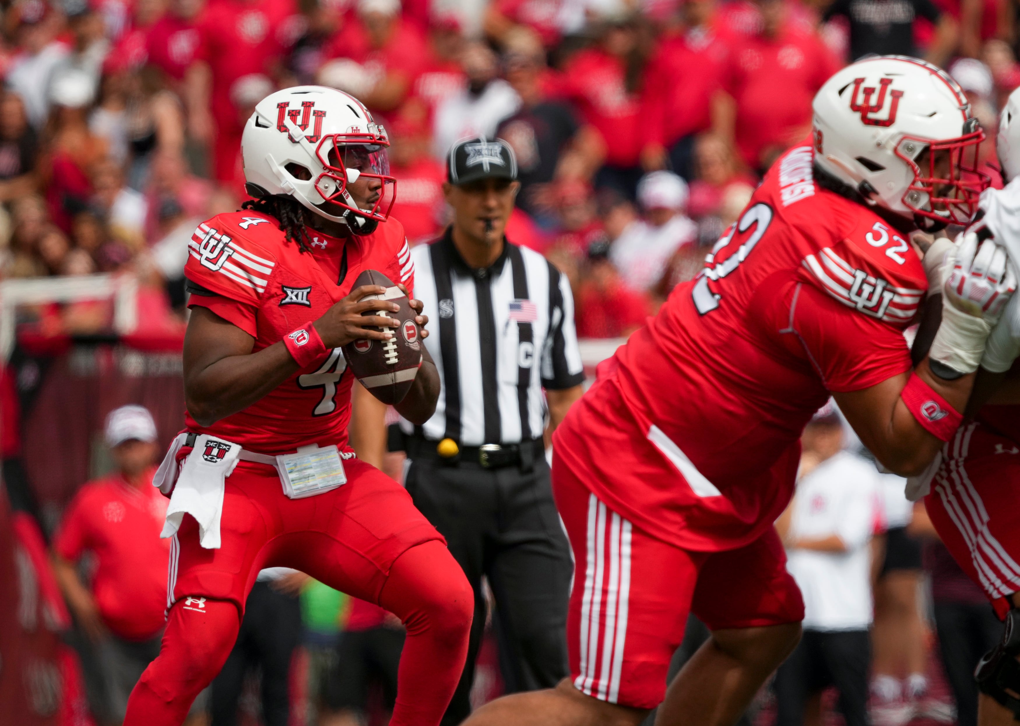 Utah football QB Devon Dampier is dealing with an injury. Here’s what Ute coach Kyle Whittingham ...