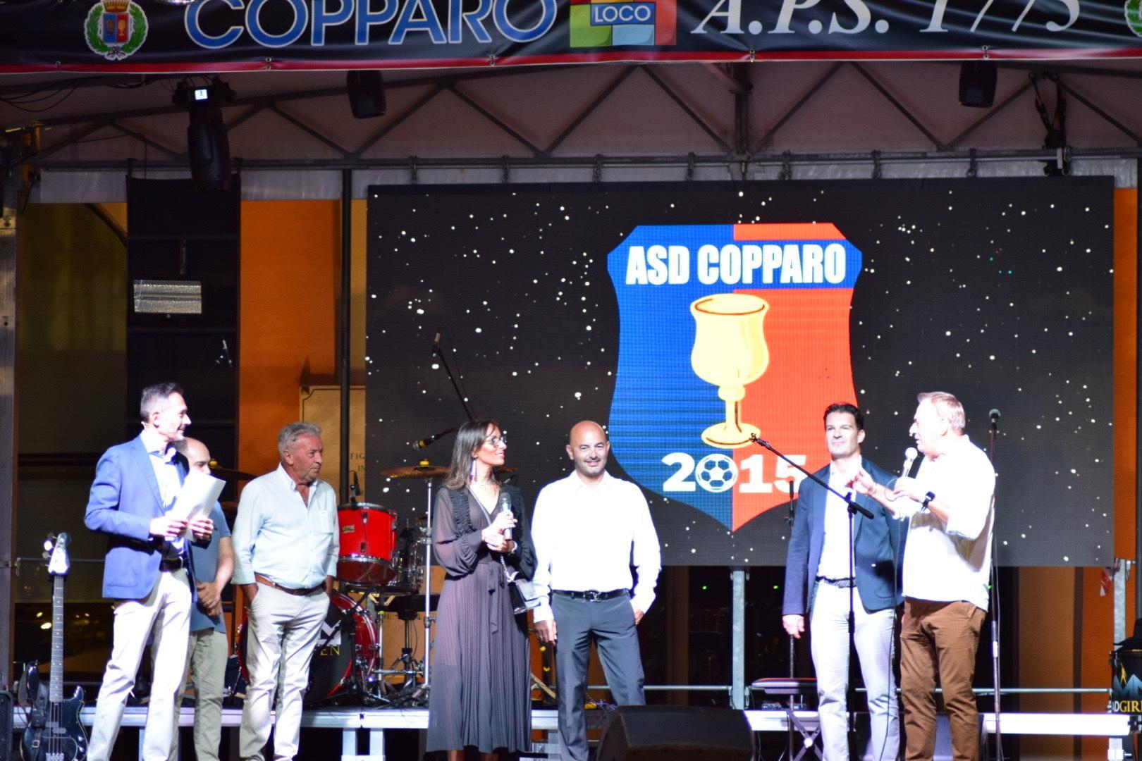 Copparo e il patron Trio sul palco. Società ambiziosa, oggi il debutto