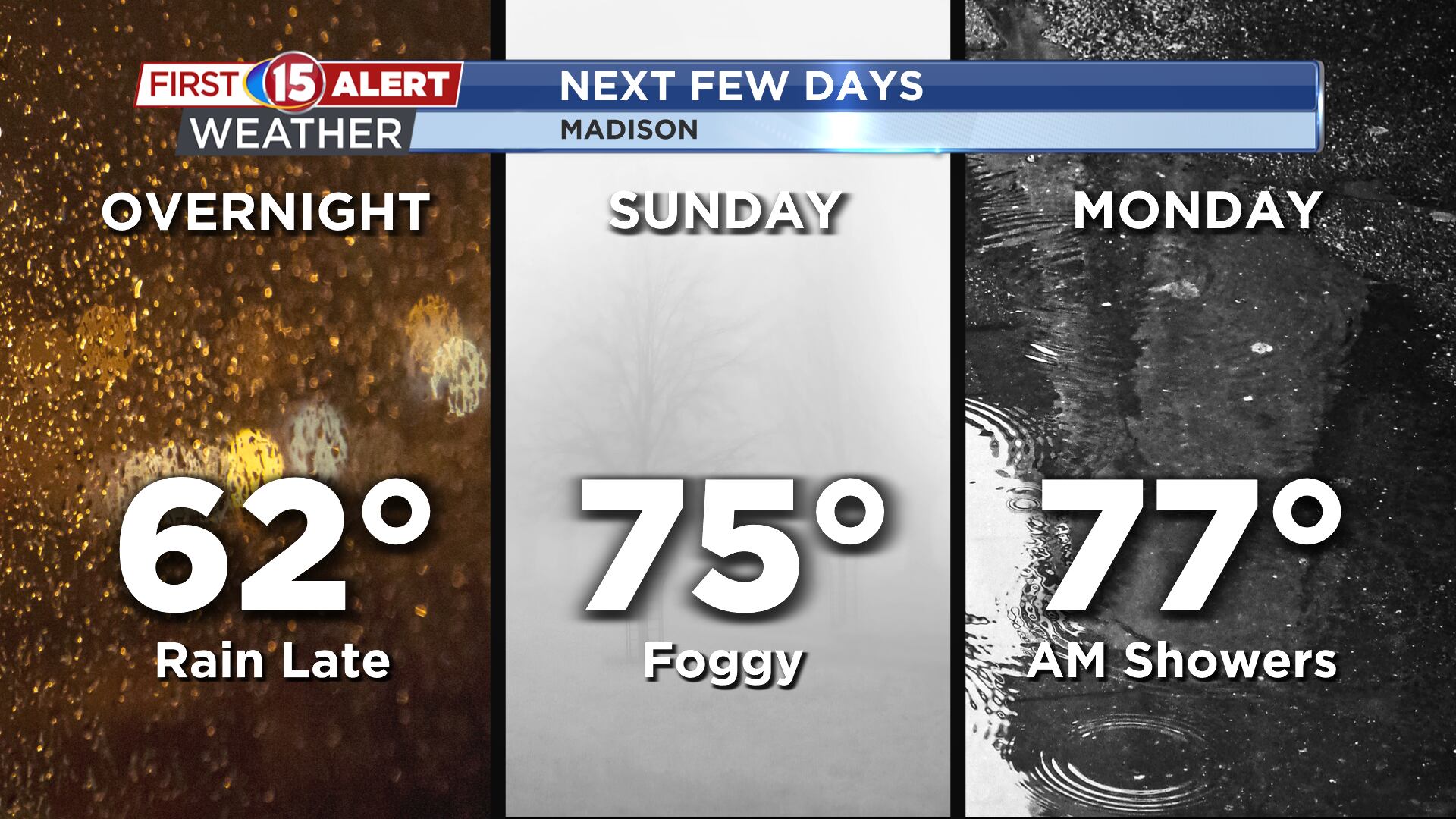 Stormy weekend continues