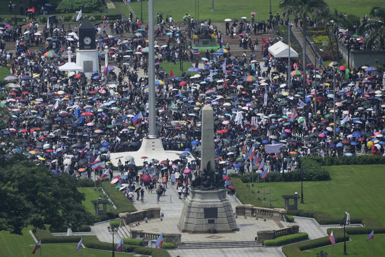 Dozens arrested and hurt in clashes with police near Philippine ...