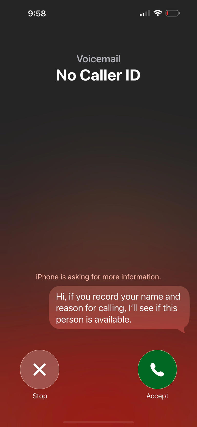 I used to get a lot of unknown calls. This new iPhone call screening ...