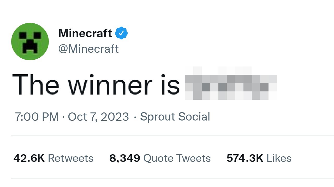Minecraft Mob Vote 2023 Winner
