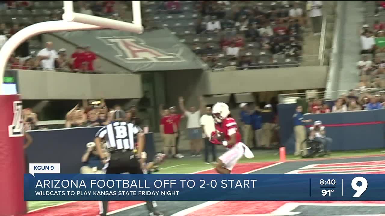2-0 Arizona to host 1-2 Kansas State