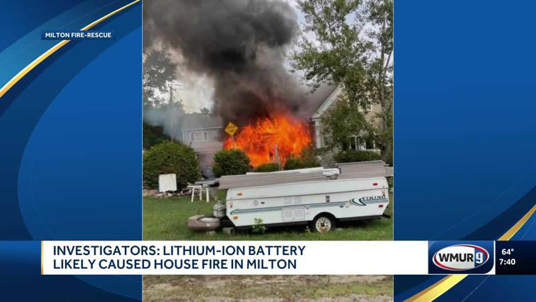 Lithium-ion battery likely caused third-alarm Milton house fire ...